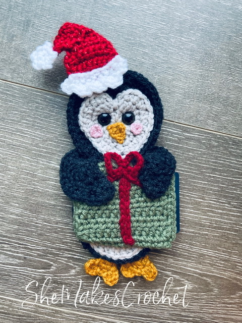 Penguin Gift Card Holder (Ornament) – A Stitch Whimsy